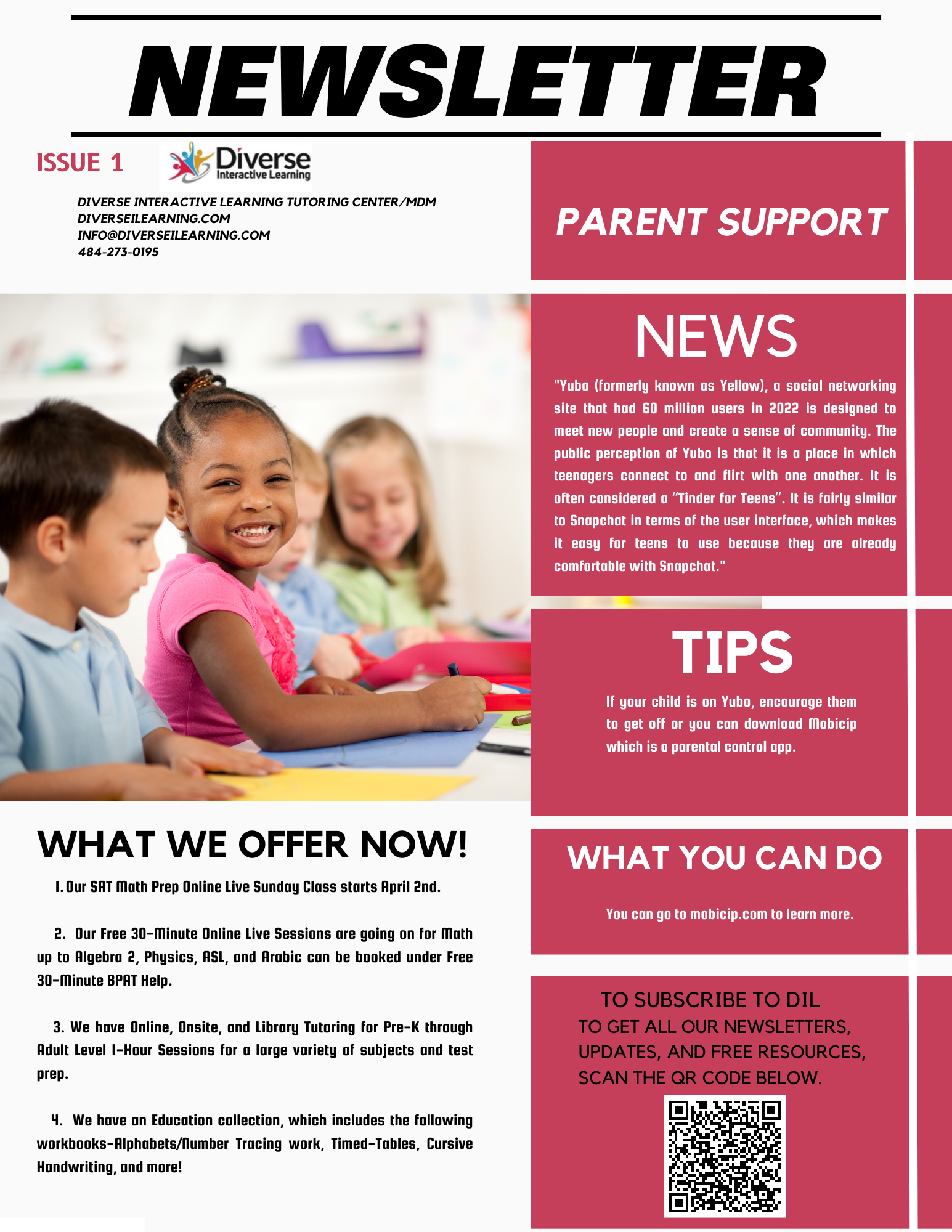 Parent Free Resources | Diverse Interactive Learning